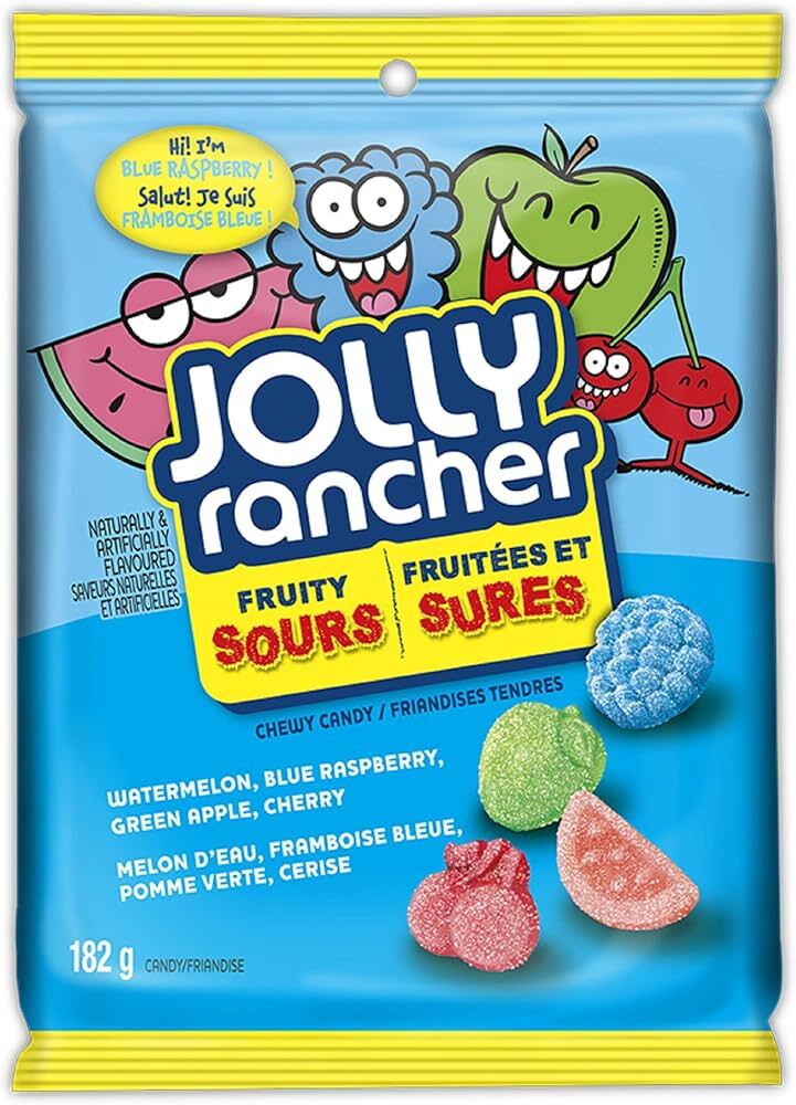 Jolly Rancher Fruity Sours 182g | River City Treats - Campbell River ...