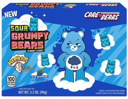 Care Bears Warheads Sour Grumpy Bears 99g | River City Treats